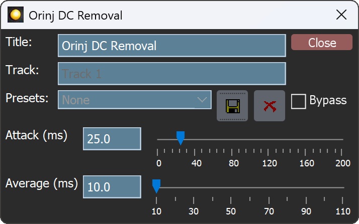 Orinj DC Removal | RecordingBlogs